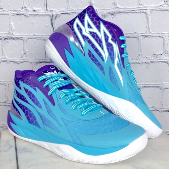 Puma | Shoes | Puma Melo Mb2 Mid Queen City Melo Ball Purpleblue ...